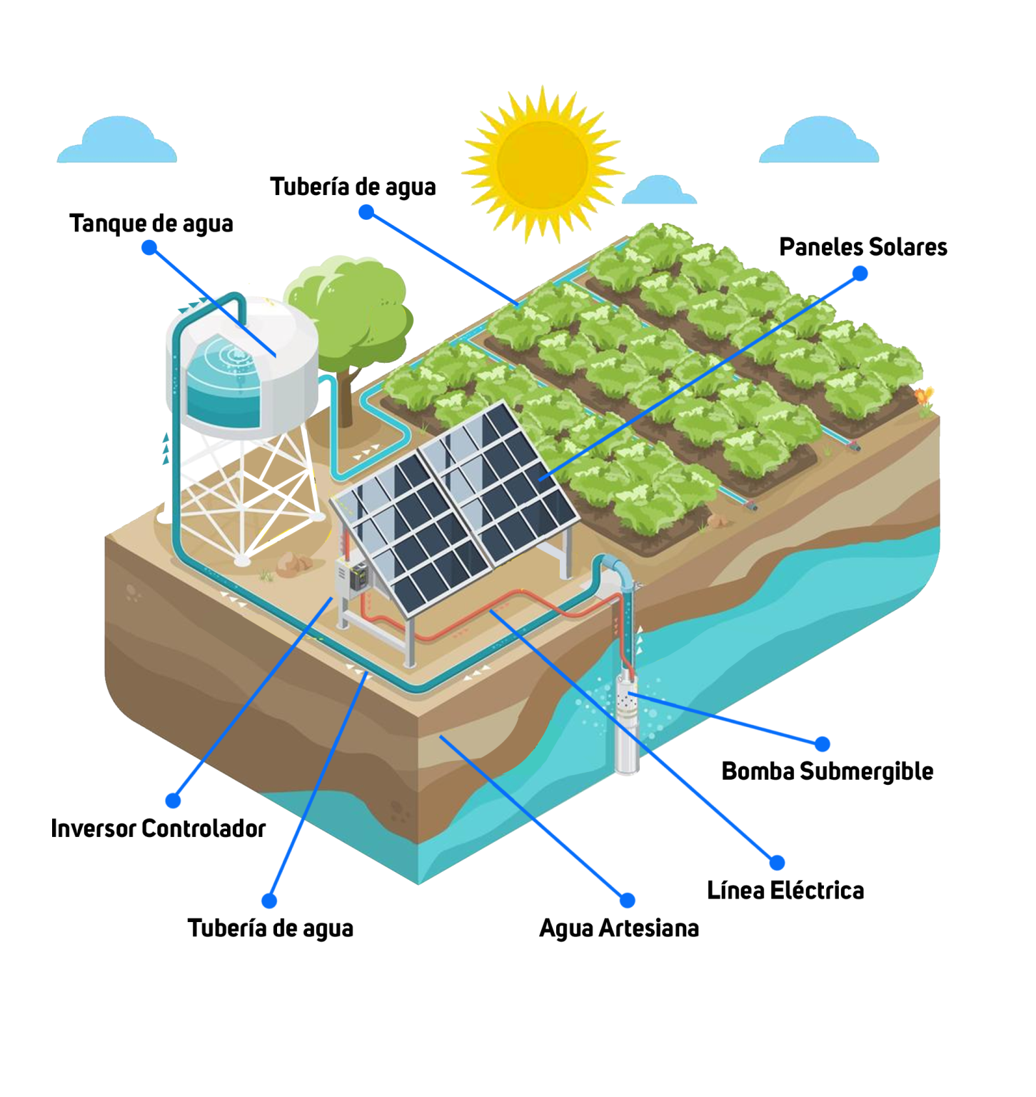 Sistema de Bombeo Solar - BOLPEGAS S.R.L